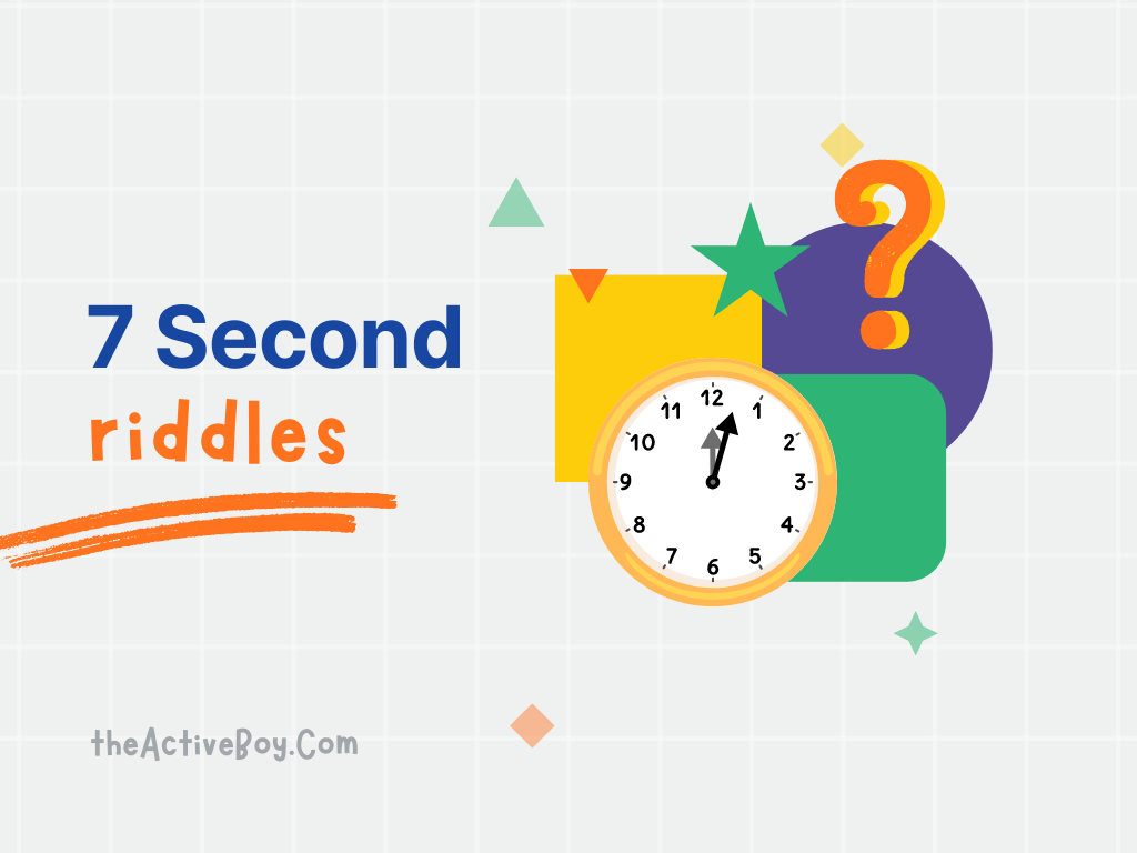 115+ Quick 7 Second Riddles That’ll Make You Think